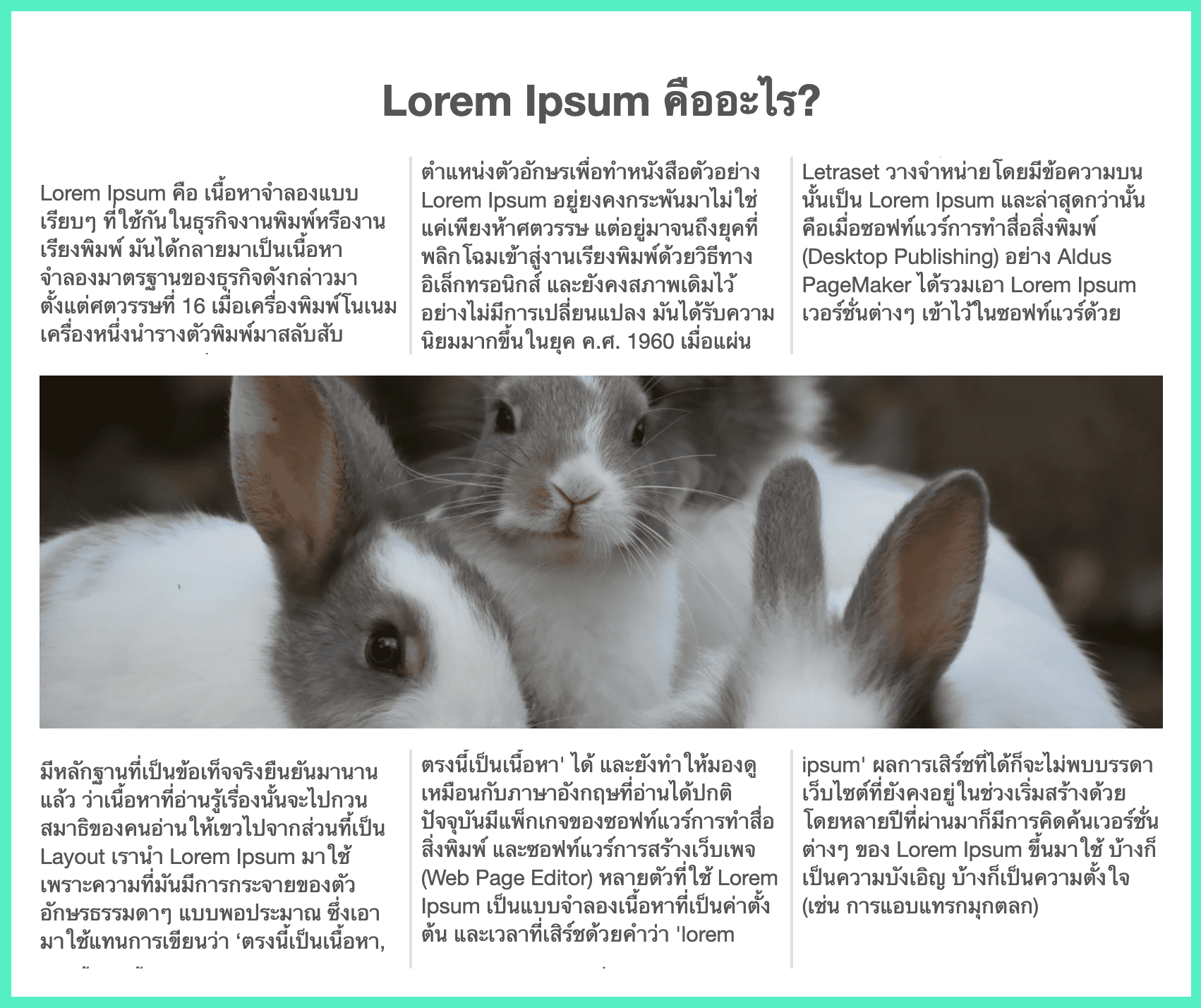 การใช้ CSS Multi-Columns เพื่อแสดงผลหลายคอลัมน์แบบ Responsive